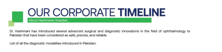 About Us - Hashmanis Group of Hospital